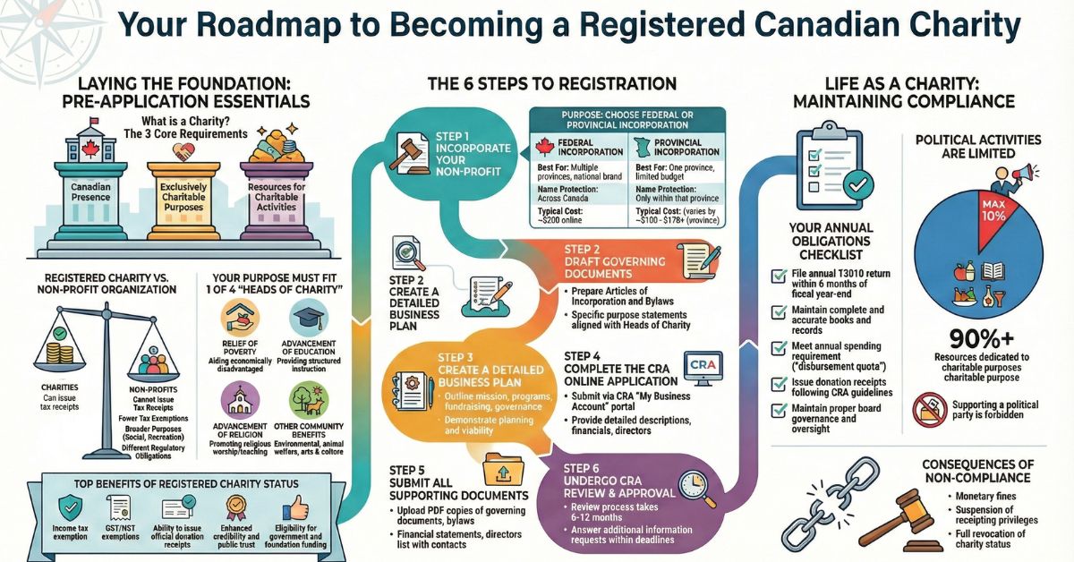 How to Register a Charity in Canada: A Step-by-Step Guide